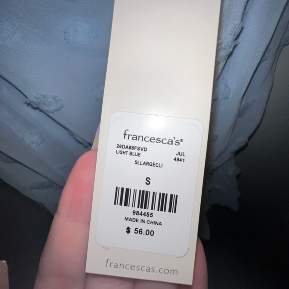 Francesca's Collections | Dresses | Francescas Ellianne Clip Dot Mini ...